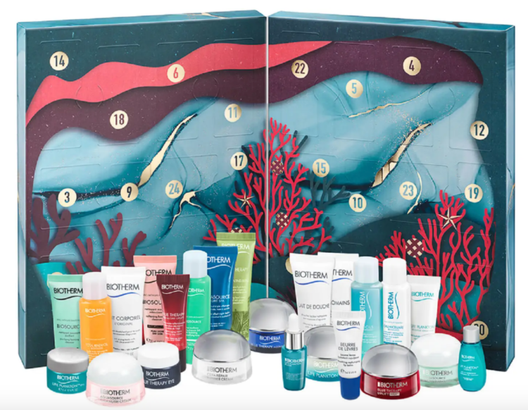 Biotherm Advent Calendar 2021 - Contents